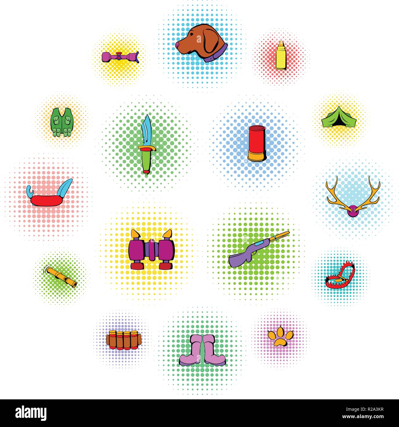 Hunting gun man on Stock Vector Images - Alamy