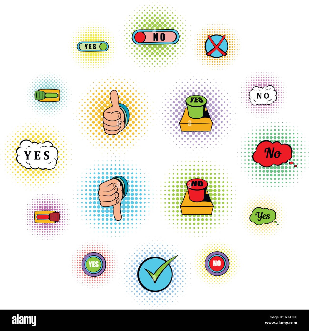 Cancel comics Stock Vector Images - Alamy