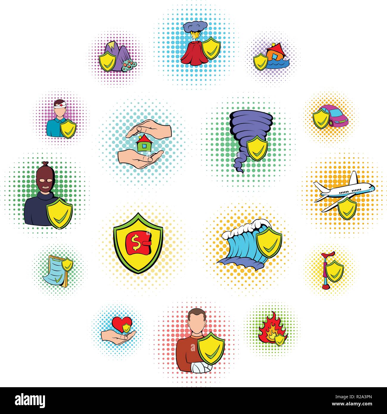 Policy icons collection hi-res stock photography and images - Alamy