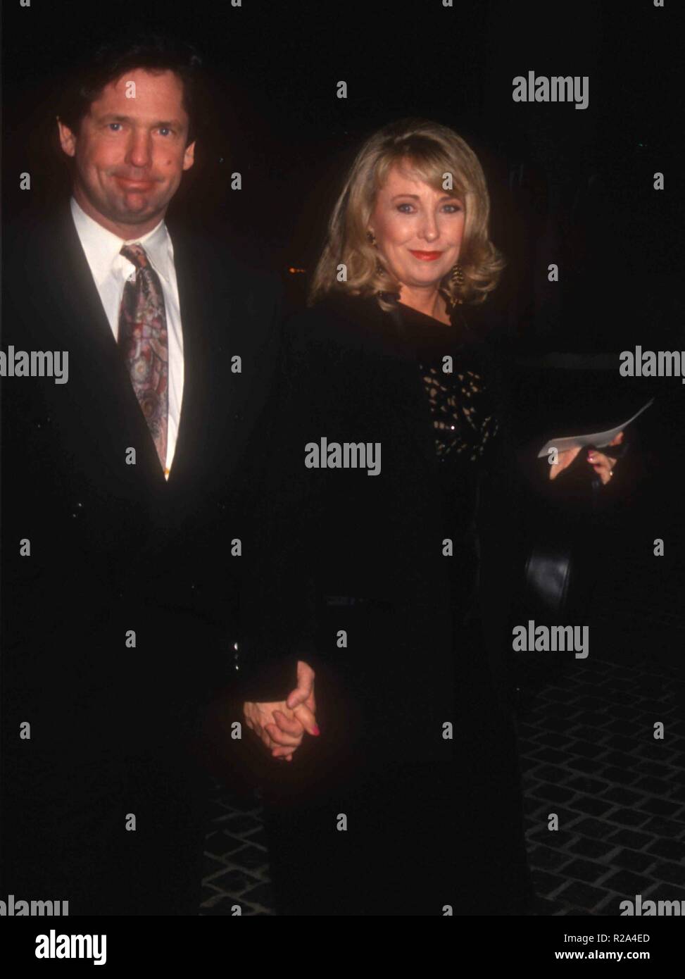 BEVERLY HILLS, CA - JANUARY 23: John O'Neill and actress Teri Garr ...