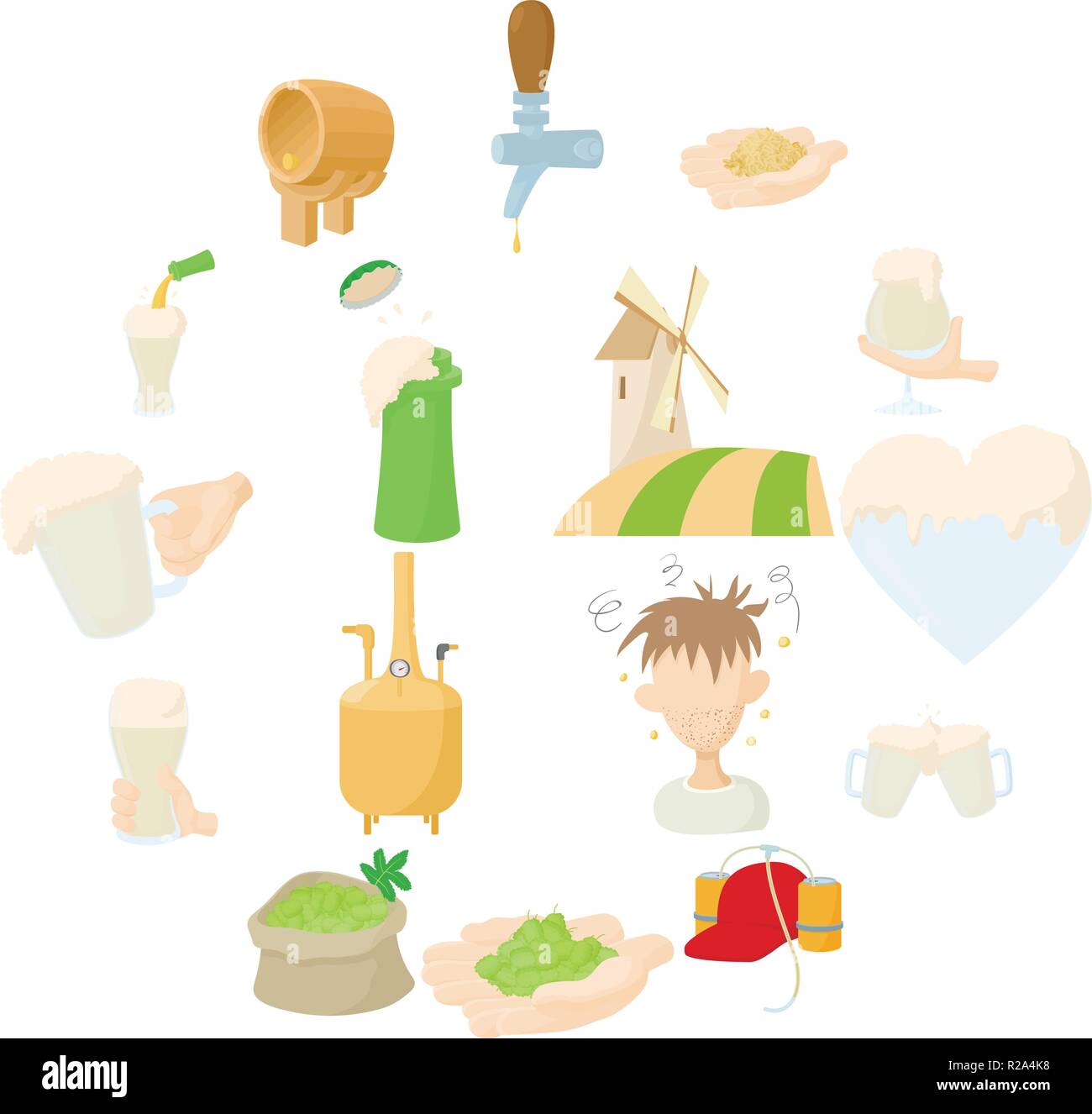 Lager cartoon hi-res stock photography and images - Alamy