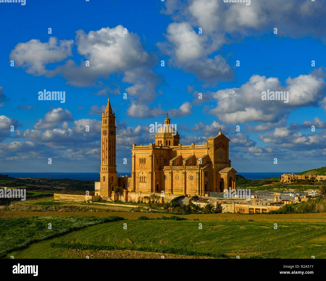 Ta Pinu Cathedral in Gozo, Malta Stock Photo - Alamy