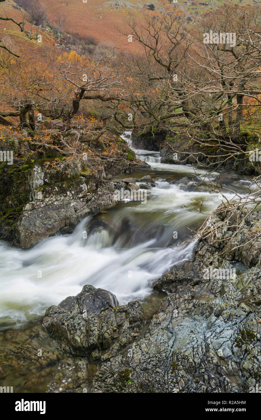 Galleny force waterfall lake district hi-res stock photography and ...