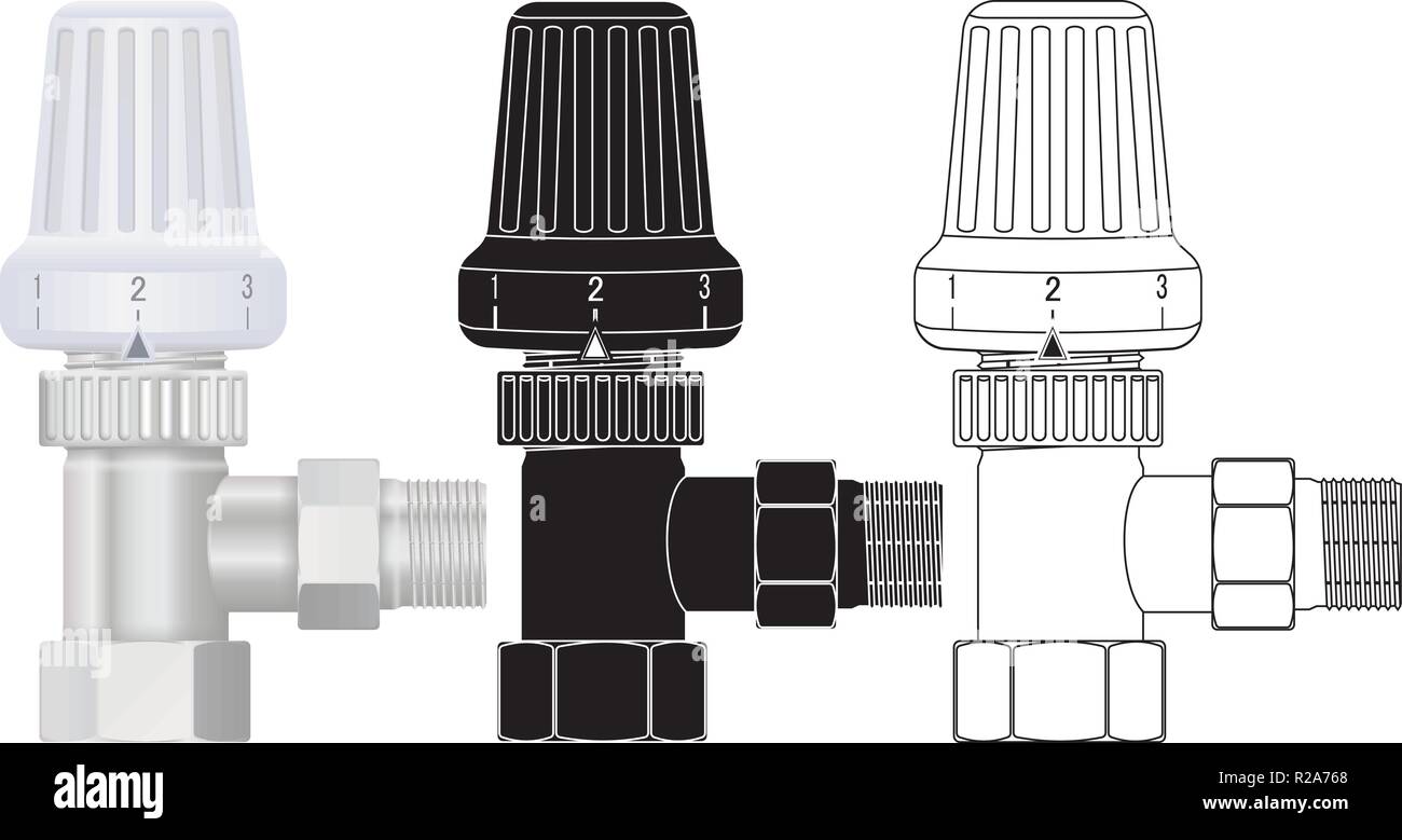 Valve outline Stock Vector Images - Alamy