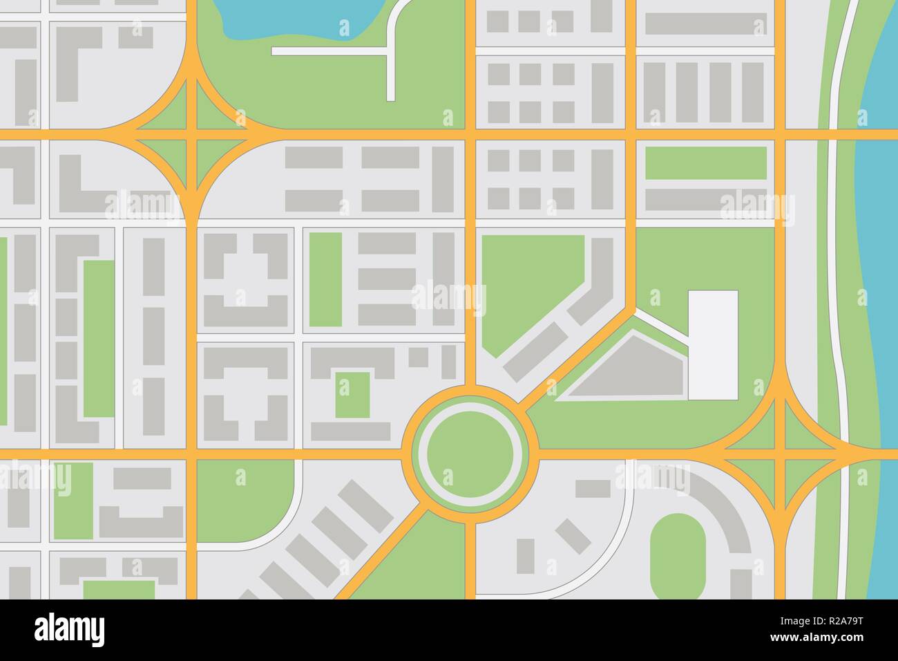 Graphic street map Stock Vector Images - Alamy