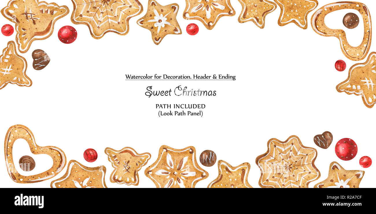 Christmas Cookies Border Clipart