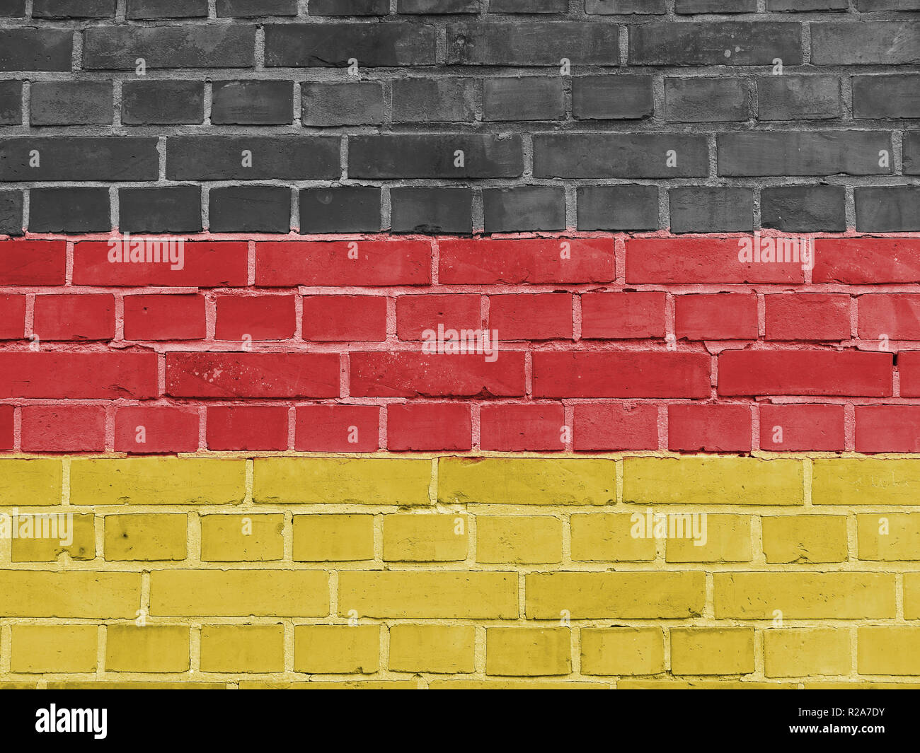 Germany Politics Concept: German Flag Wall Background Texture Stock ...