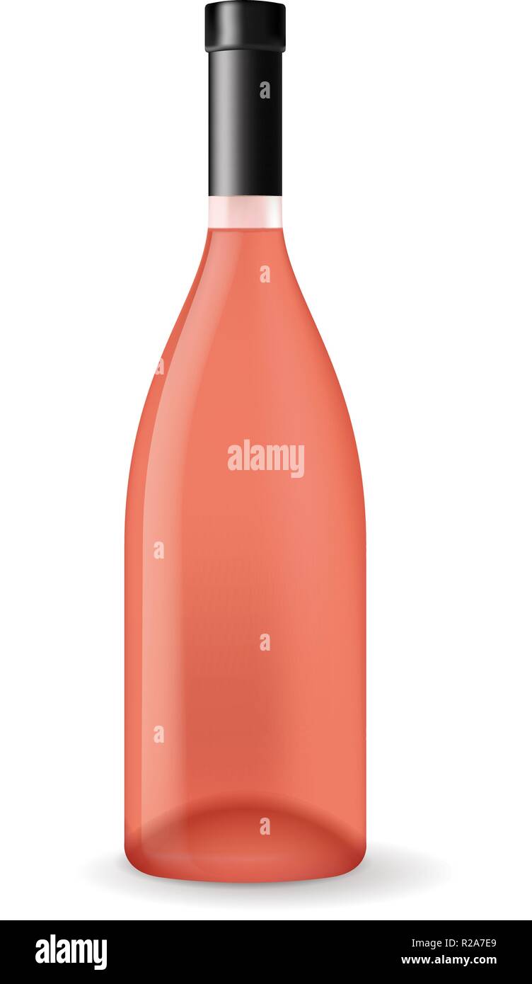 Rose wine label Stock Vector Images - Alamy