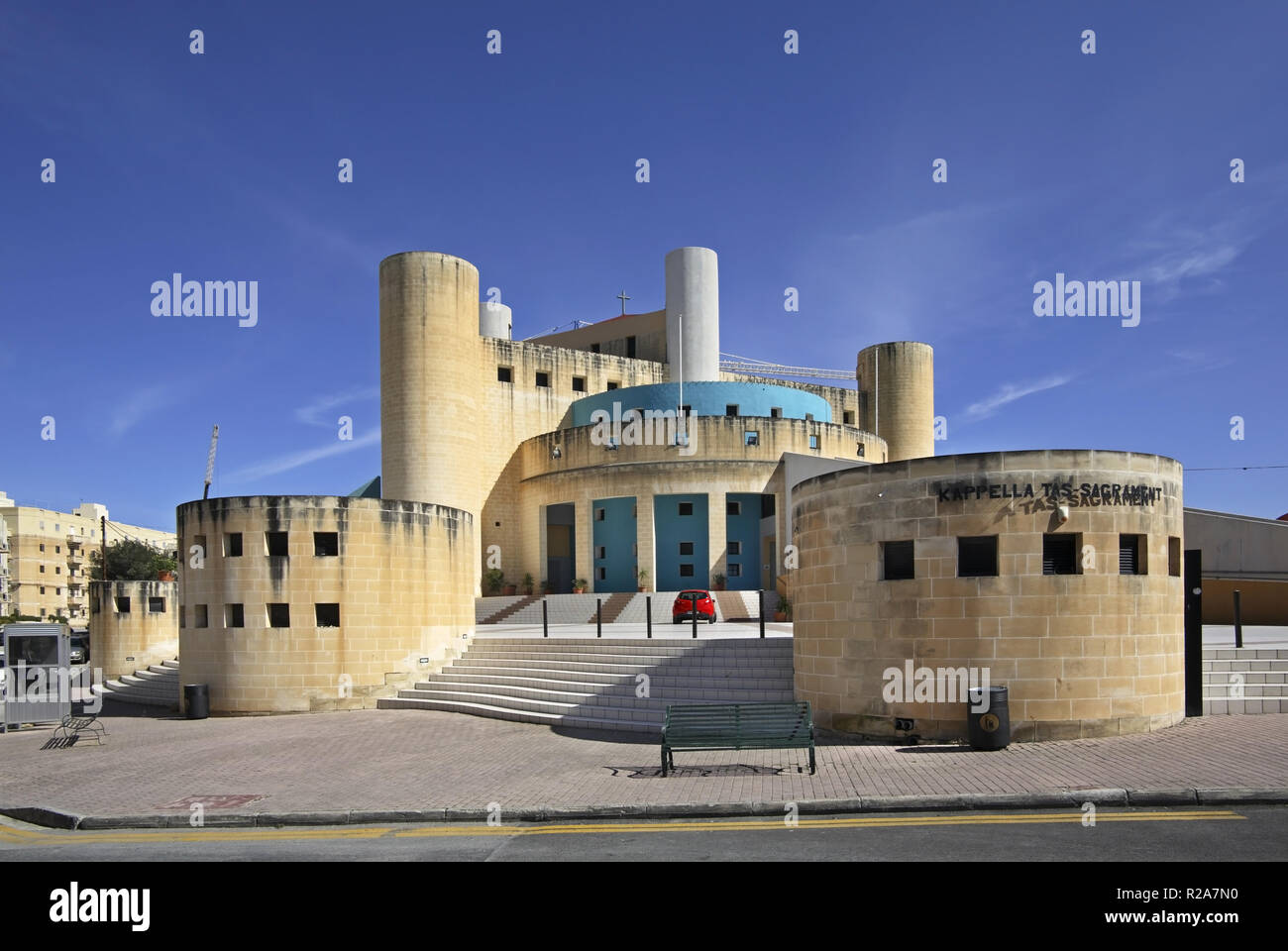 Church of St Francis of Assisi in Bugibba. Malta Stock Photo - Alamy
