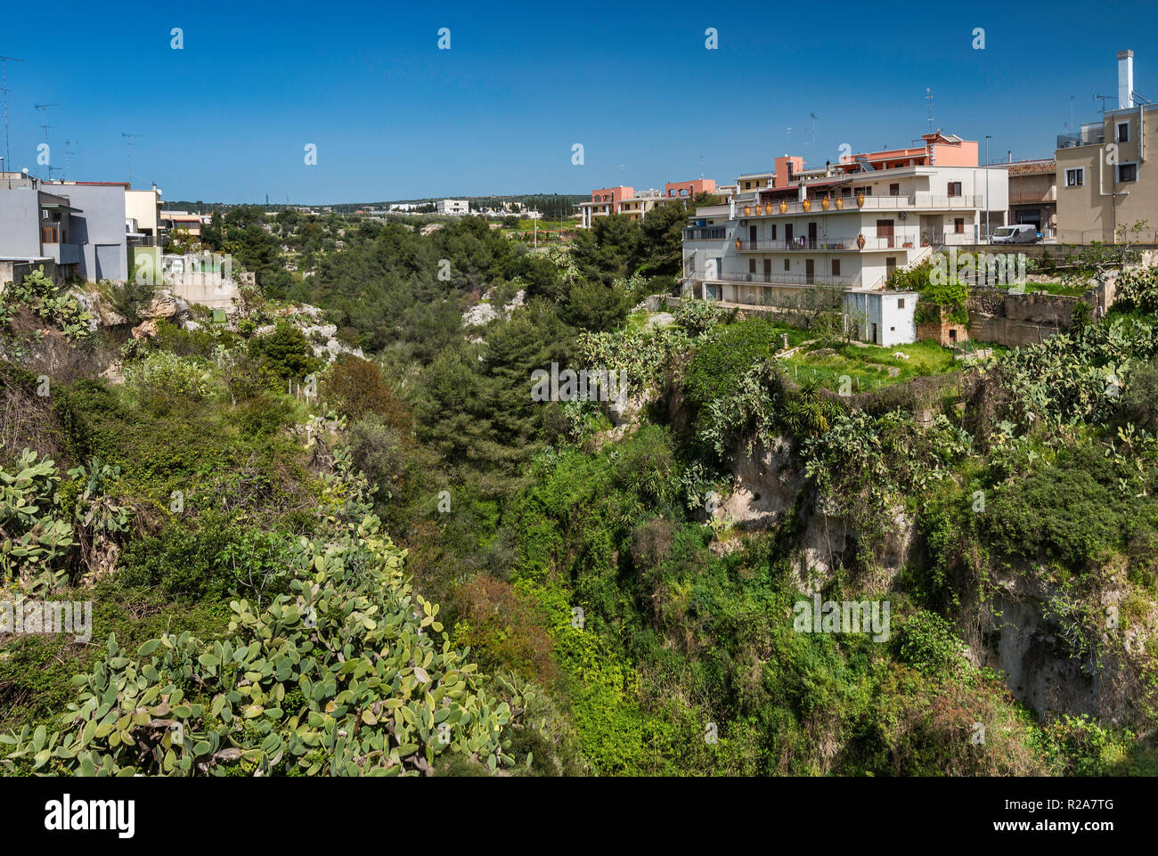 Gravina di San Marco, ravine in Massafra, Apulia, Italy Stock Photo - Alamy