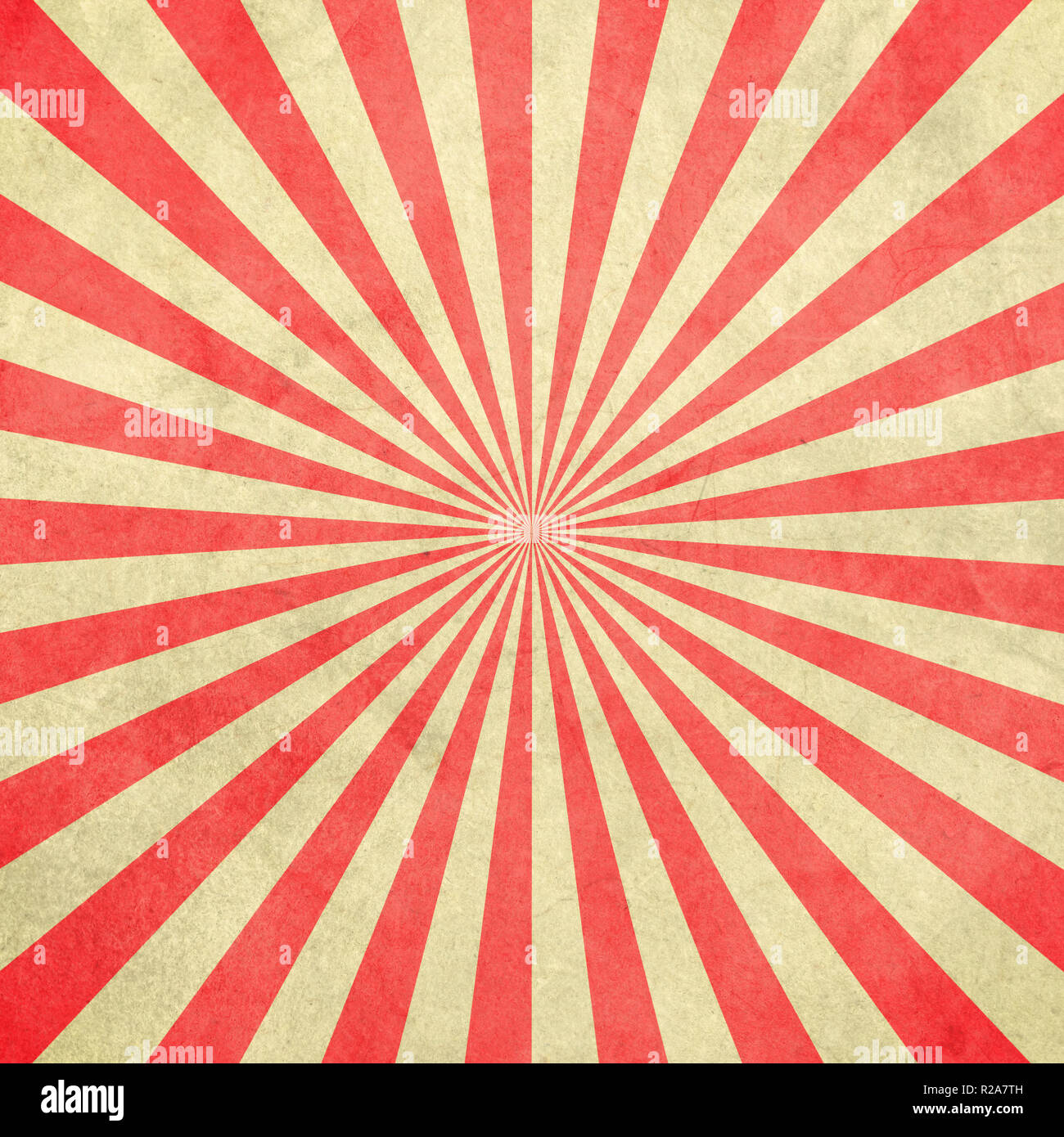 Red and white sunburst vintage and pattern background with space Stock ...
