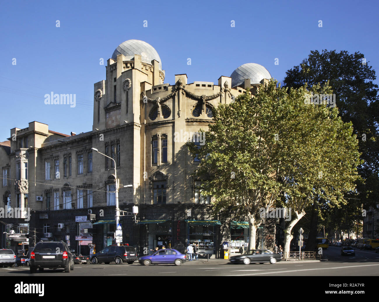 Rustaveli square in Tbilisi. Georgia Stock Photo - Alamy