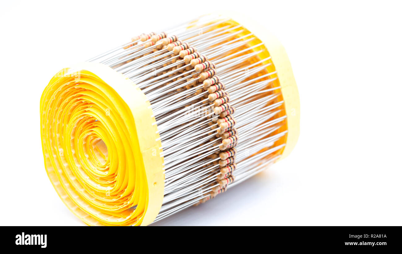 blur in the white light lots of resistor electronic componet like ...