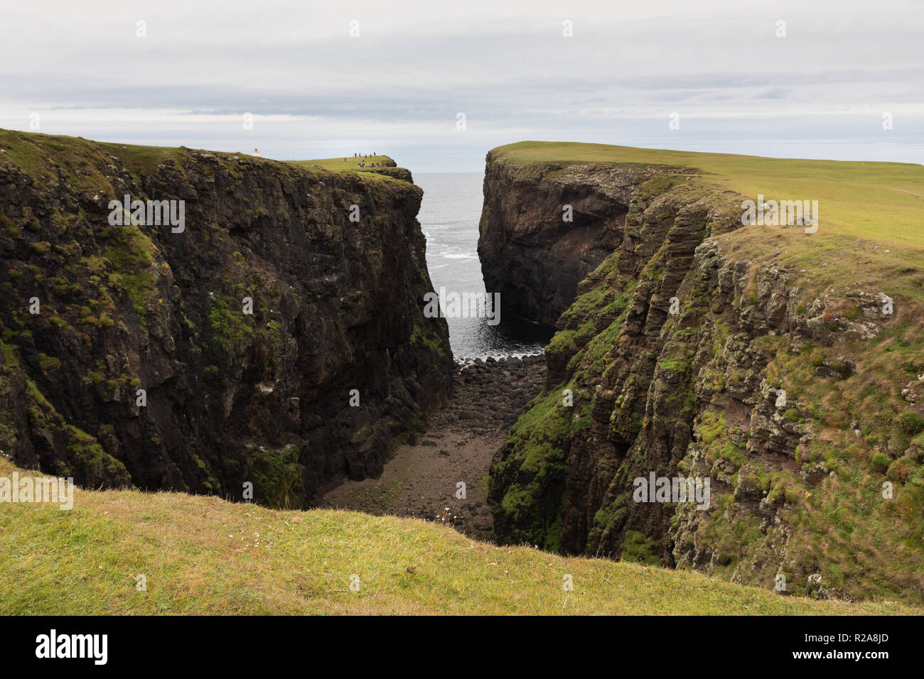 Coastal landscape, Eshaness, Shetland Stock Photo - Alamy