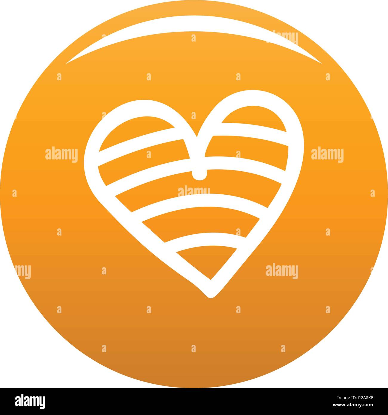 New heart icon. Simple illustration of new heart vector icon for any ...