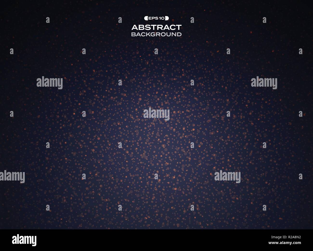 Yellow bokeh on dark Stock Vector Images - Alamy