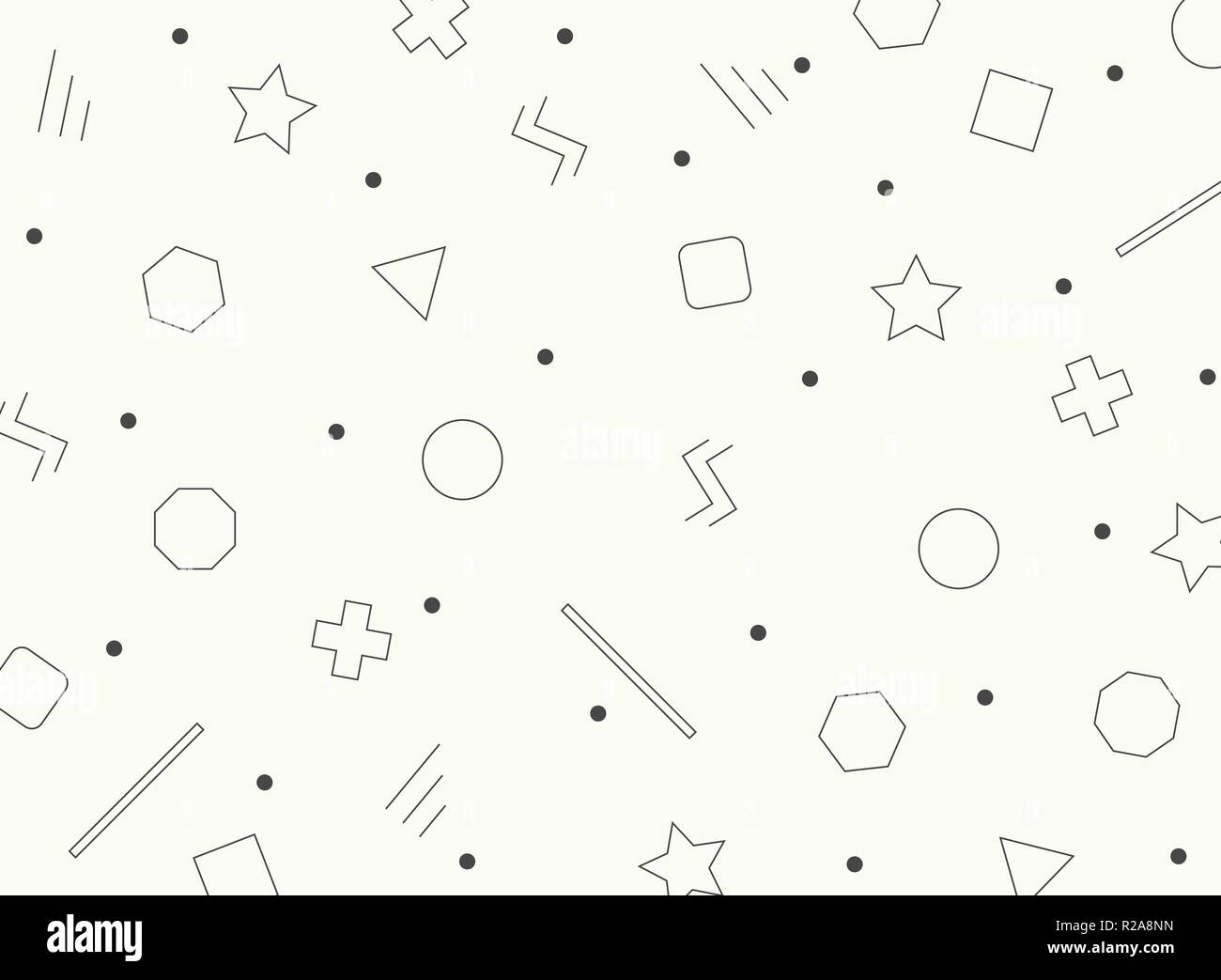 Abstract of simple gray geometrical pattern with dots background ...