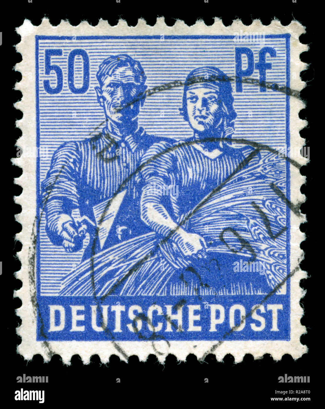 Postage stamp from Germany, Allied Occupation 1945-1949 in the Soviet ...