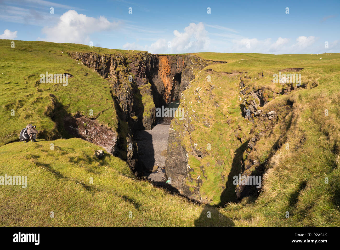 Coastal landscape, Eshaness, Shetland Stock Photo - Alamy