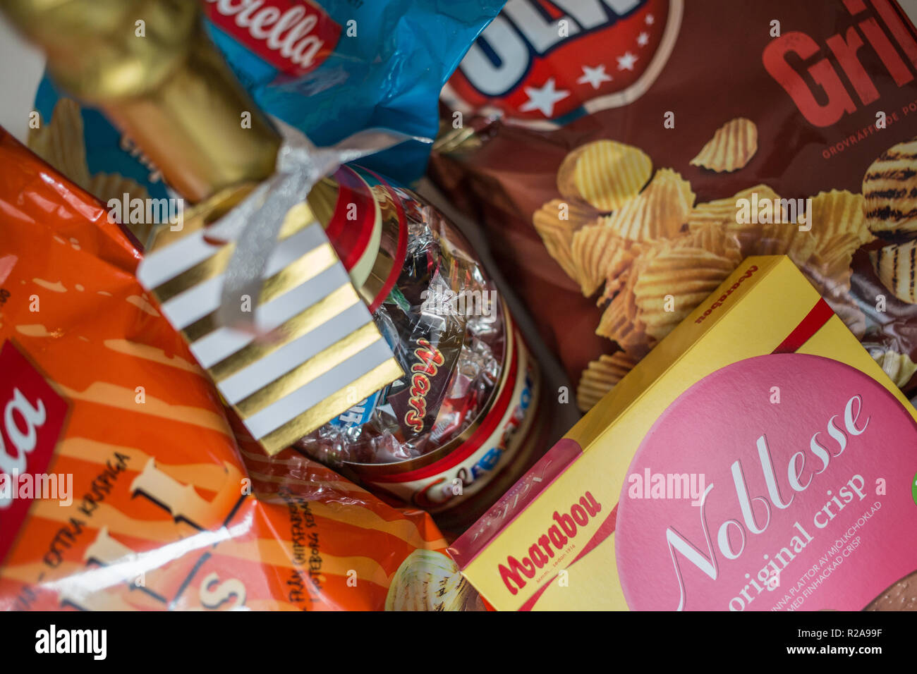 Snack assortment hi-res stock photography and images - Alamy