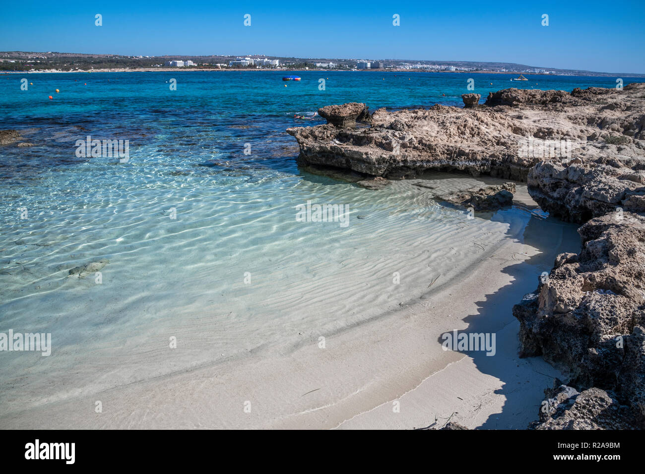 Stone coastline on the island of Cyprus Stock Photo - Alamy