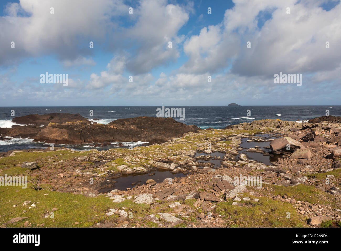 Coastal landscape, Eshaness, Shetland Stock Photo - Alamy