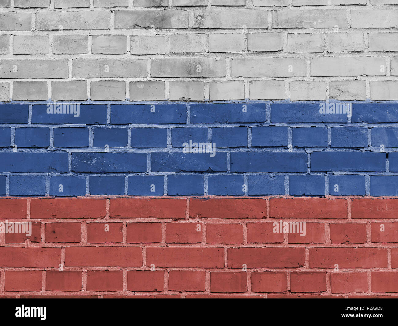 Russia flag wall hi-res stock photography and images - Alamy
