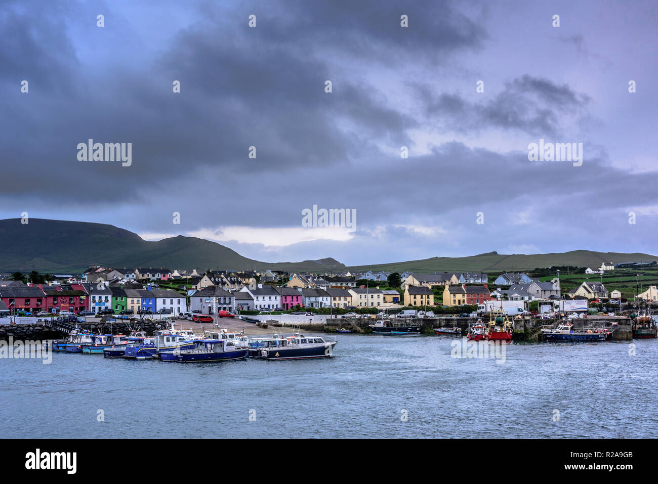 Seaside view of Portmagee on Ring of Kerry, Ireland Stock Photo - Alamy