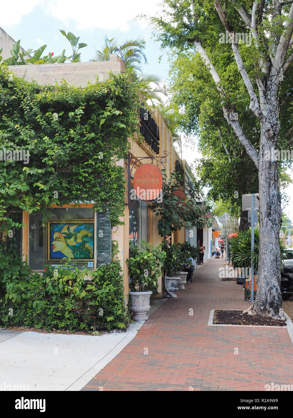 Miami, Florida 10-21-2018 Street scene on Calle Ocho - Eigth Street ...