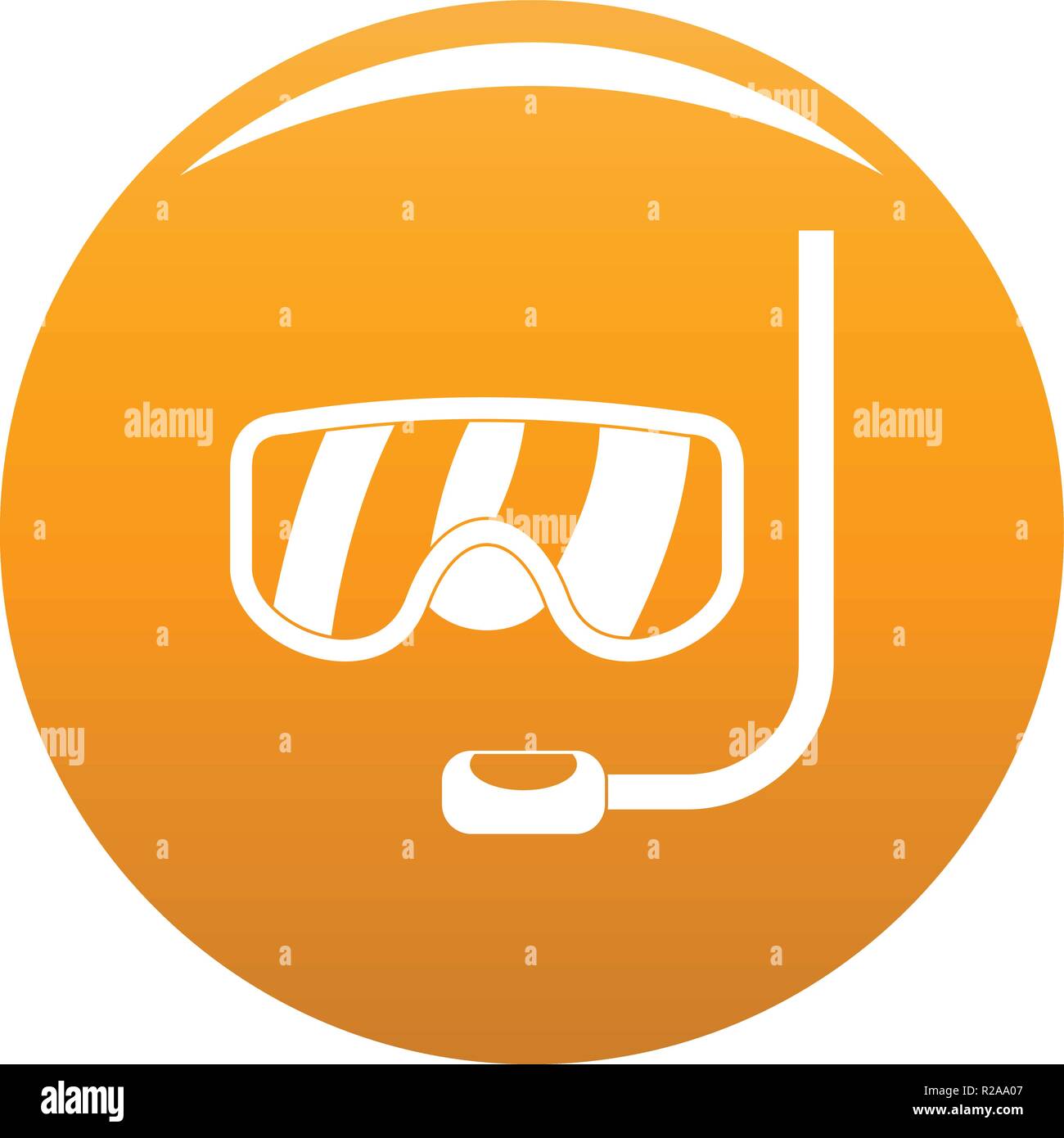 Scuba mask icon. Simple illustration of scuba mask vector icon for any ...