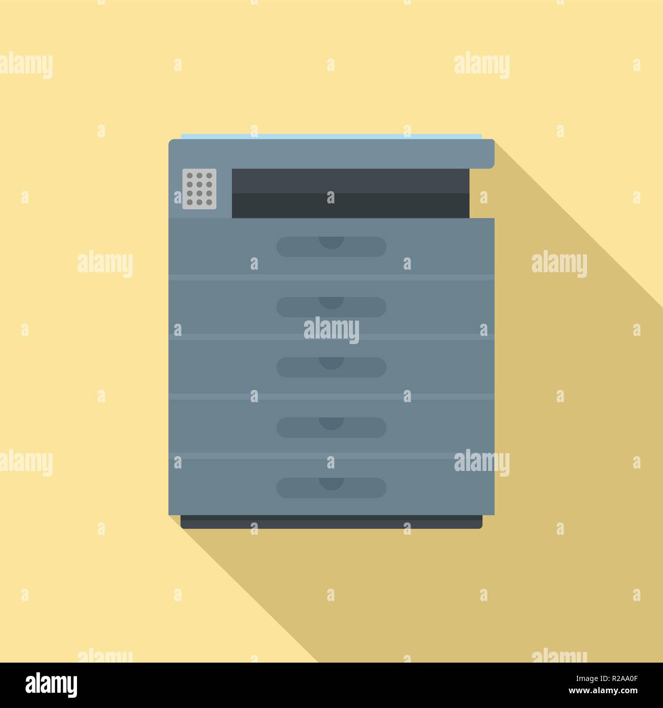 Xerox icon. Flat illustration of xerox vector icon for web design Stock ...