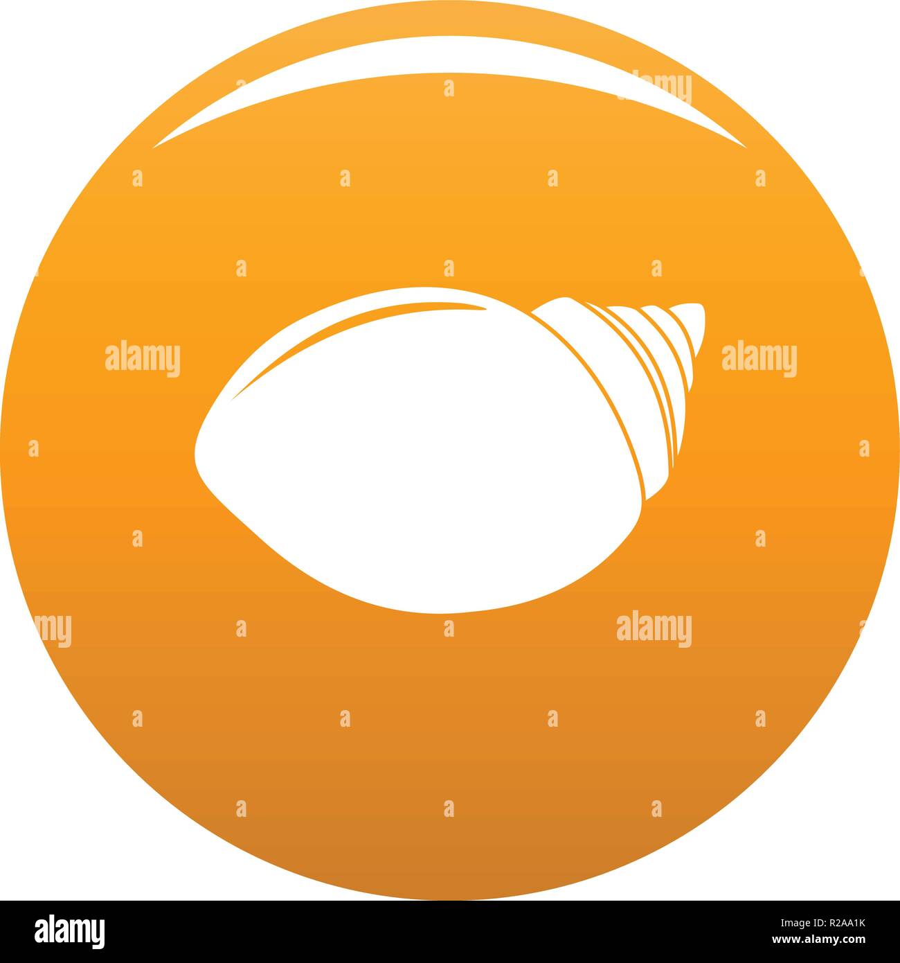 Mollusks shell icon. Simple illustration of mollusks shell vector icon ...