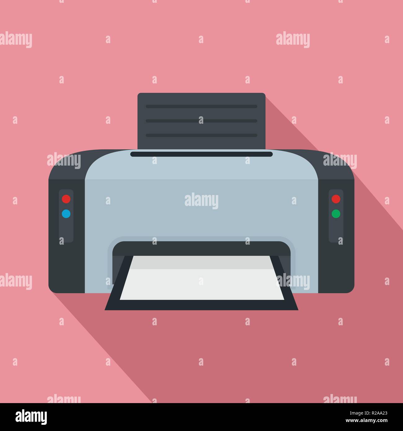 Copier printer icon. Flat illustration of copier printer vector icon ...