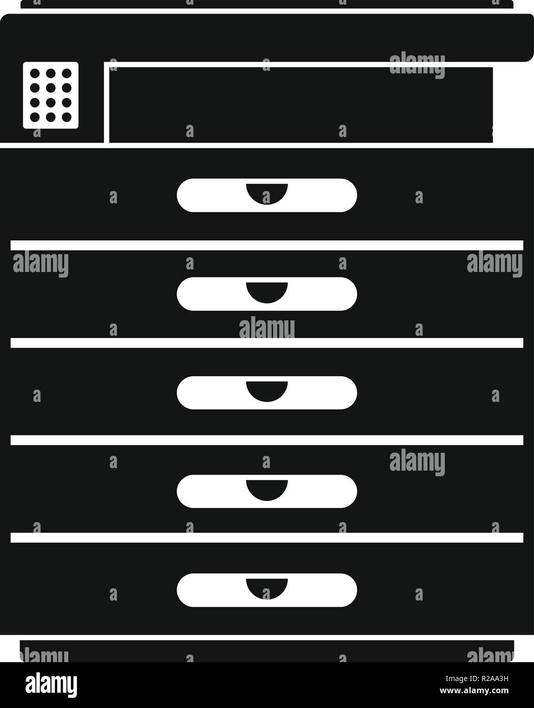 Xerox icon. Simple illustration of xerox vector icon for web design ...