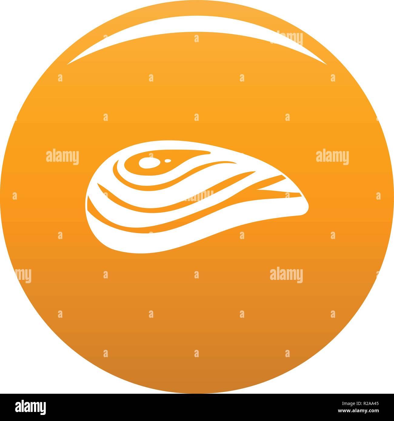 Aquatic shell icon. Simple illustration of aquatic shell vector icon ...