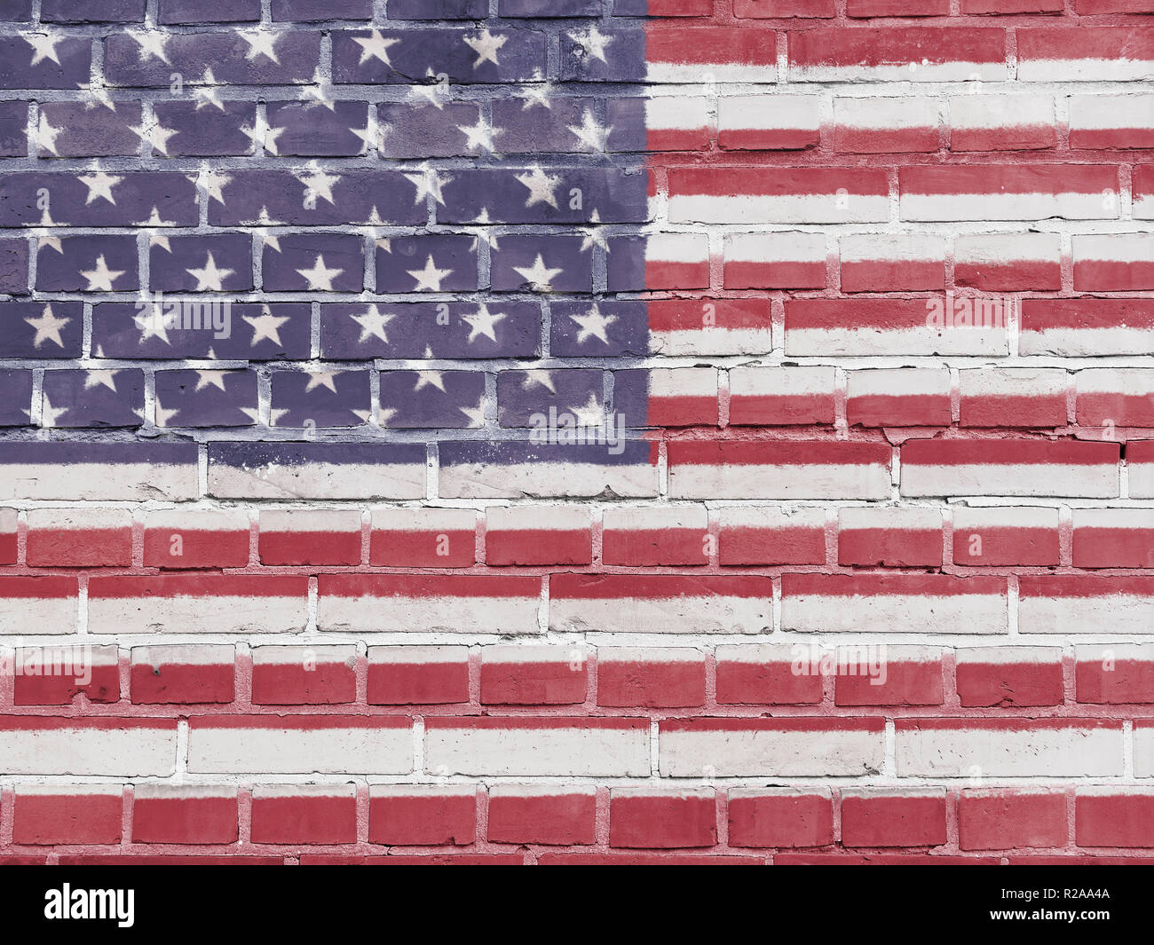 USA Politics Concept: US Flag Wall Background Texture Stock Photo - Alamy