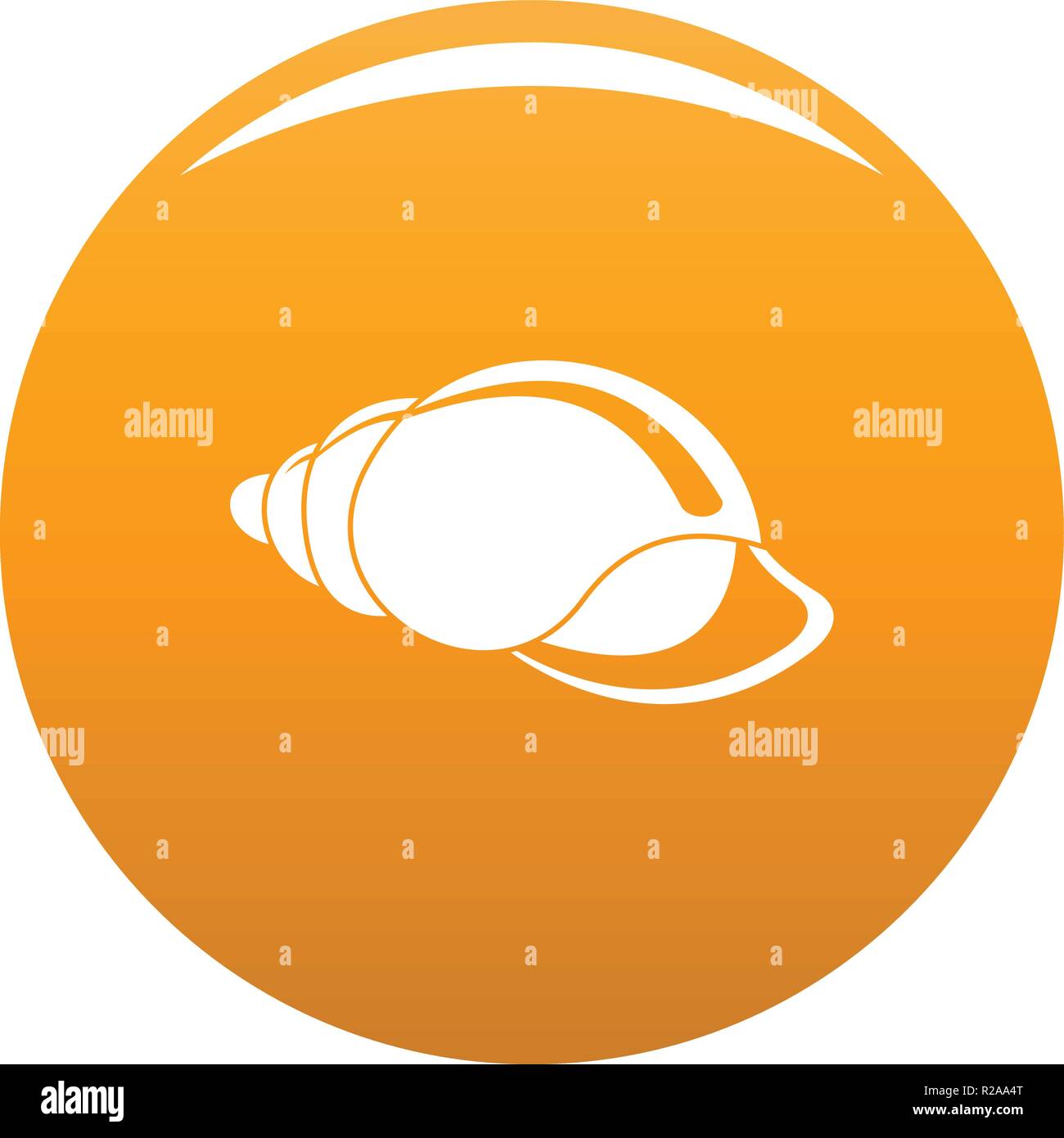 Small shell icon. Simple illustration of small shell vector icon for ...