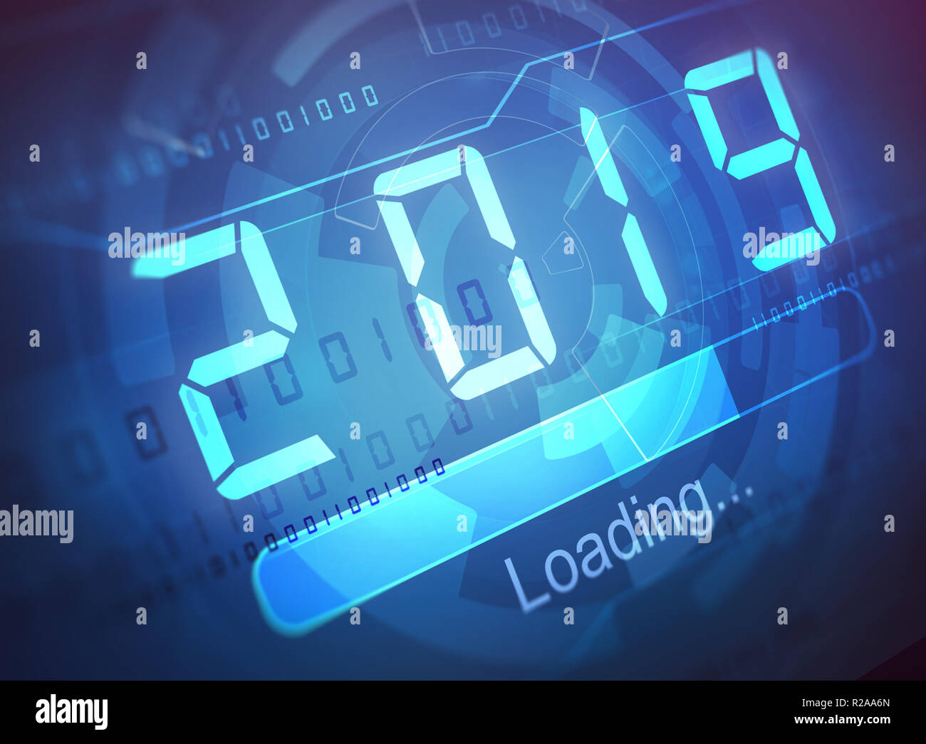 Loading bar blue hi-res stock photography and images - Alamy