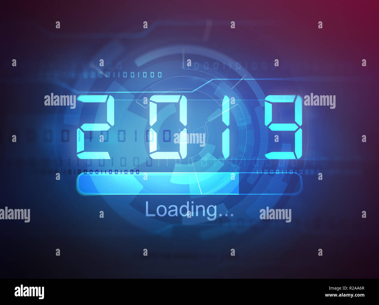 loading new year 2019 Stock Photo - Alamy