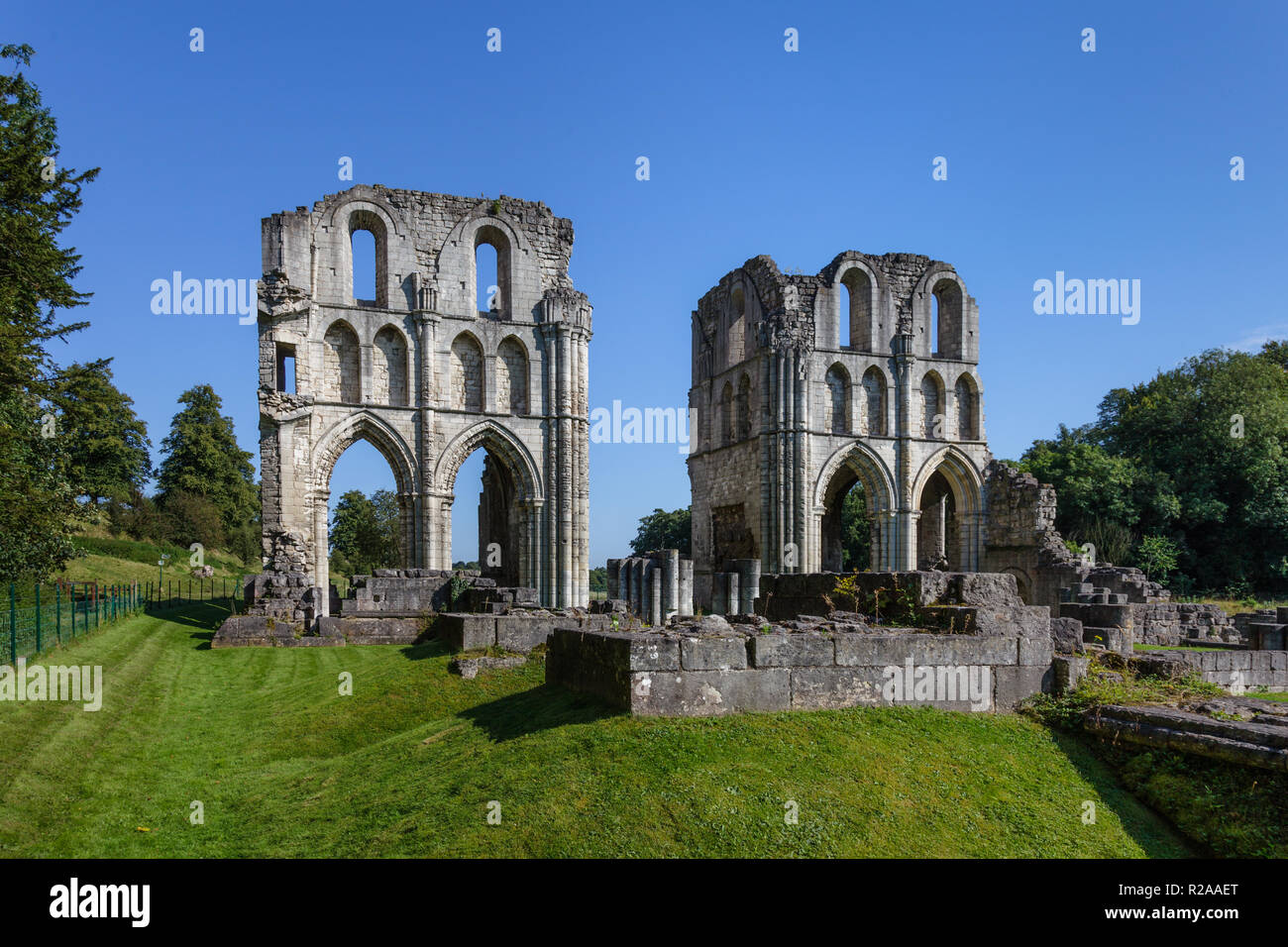 Roche Abbey, abbey ruins near Maltby, South Yorkshire, England Stock ...