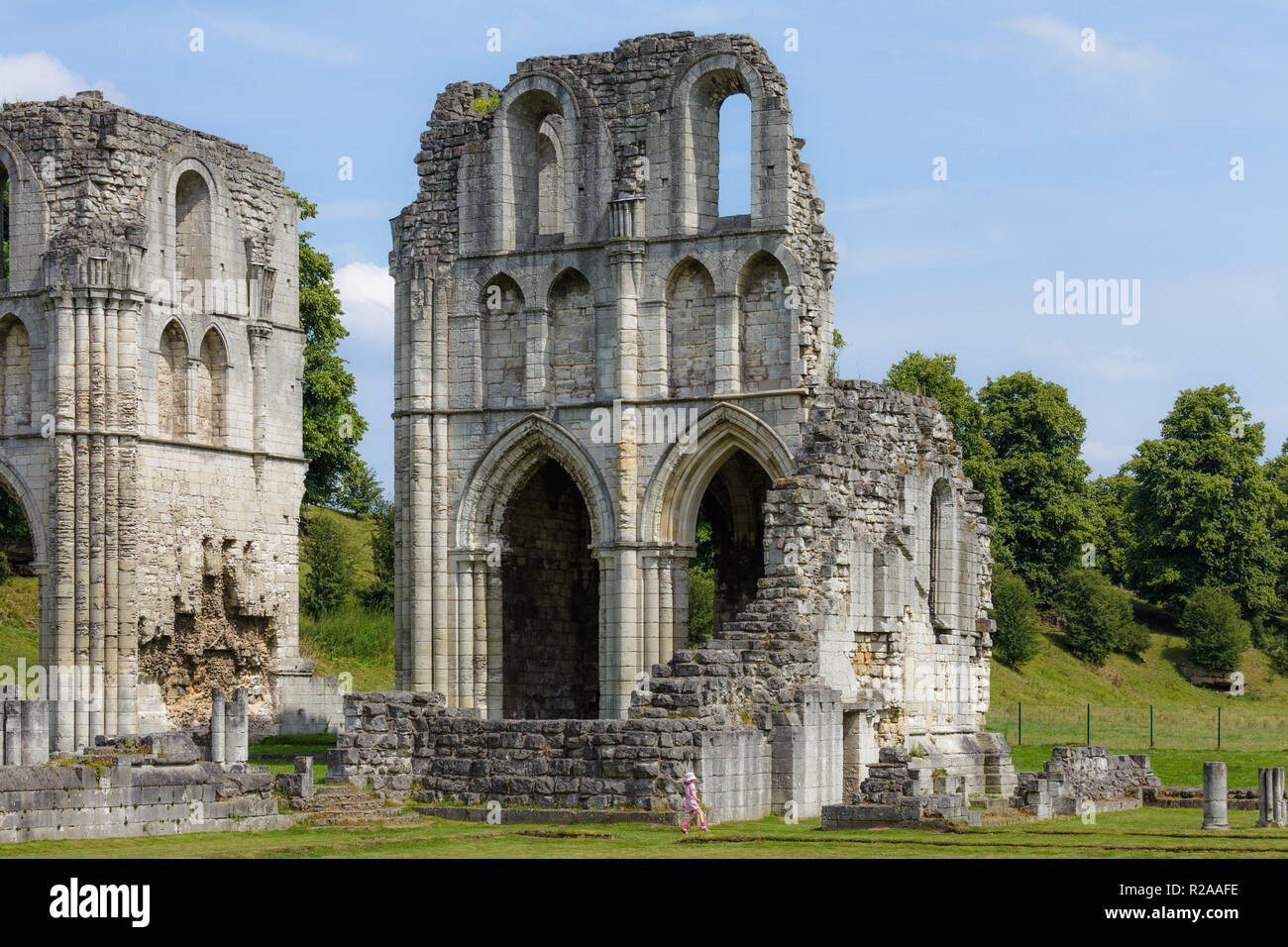 Roche Abbey, abbey ruins near Maltby, South Yorkshire, England Stock ...