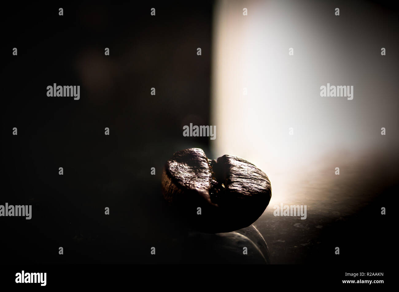 Macro photography of coffee bean Stock Photo - Alamy