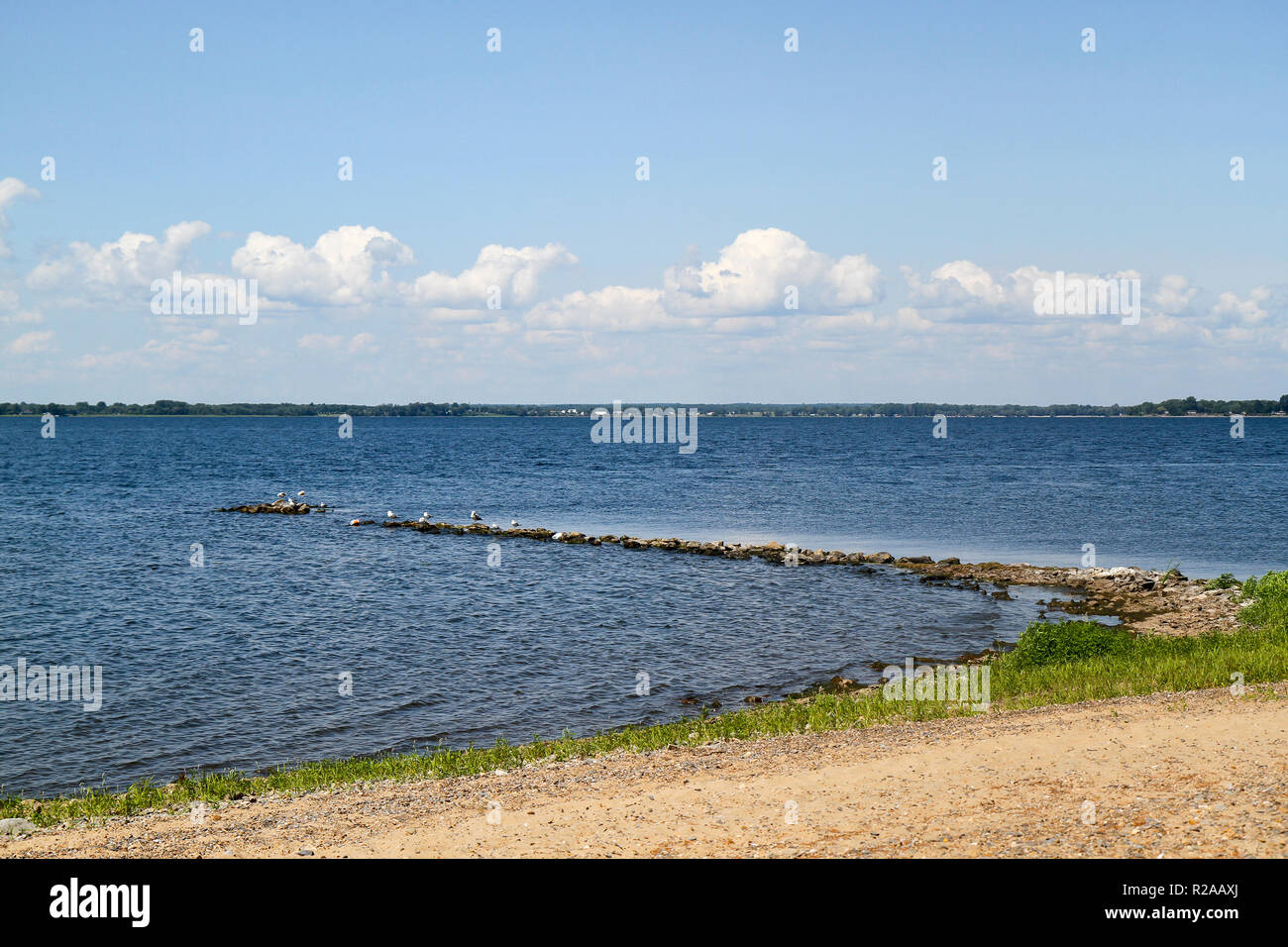 Beach near Saint Anne's Shrine, Isle La Motte, Vermont, United States ...
