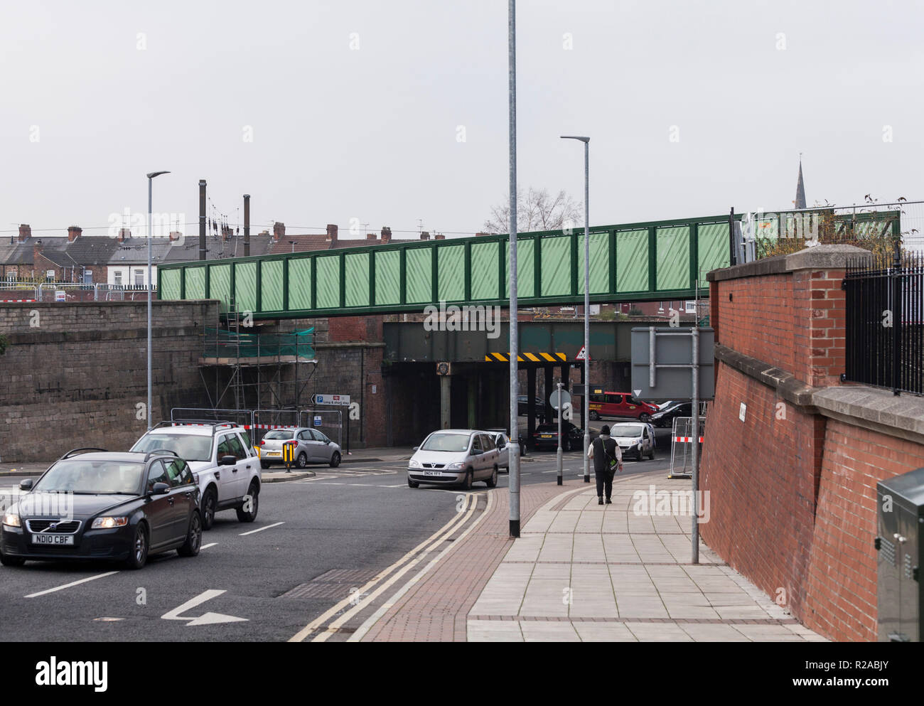 The new foot and cycle bridge between the railway station and Central ...