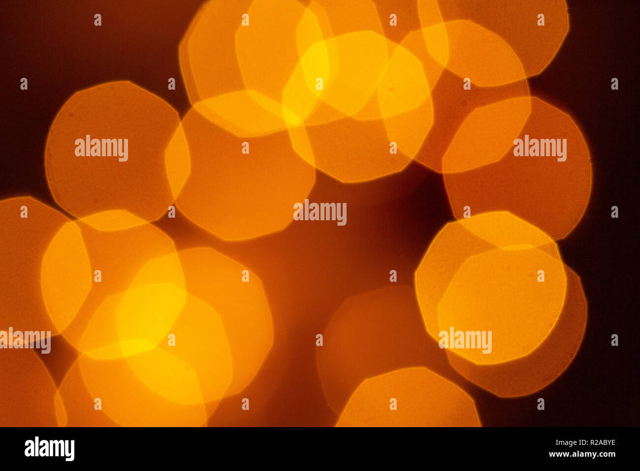 Warm bokeh lights. Out of focus lights Stock Photo - Alamy