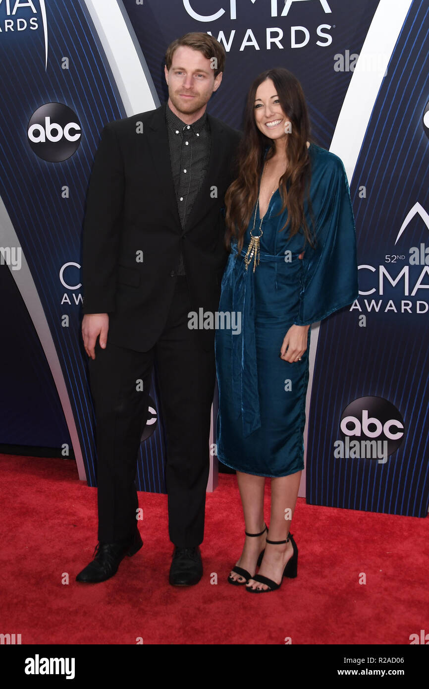Nashville, Tennessee, USA. 14th Nov, 2018. Jeff Venable, Ally Venable ...