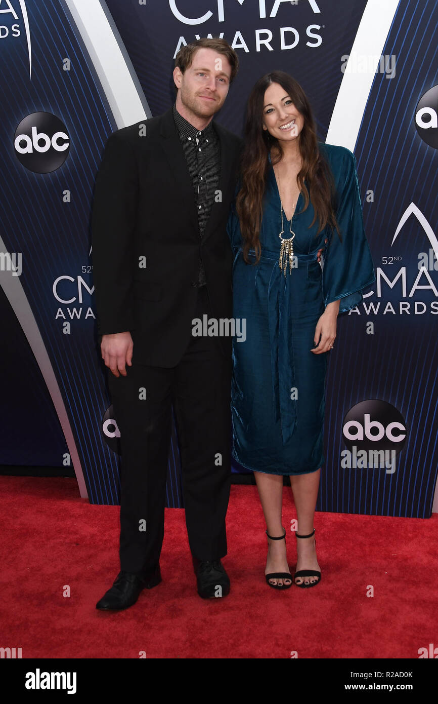 Nashville, Tennessee, USA. 14th Nov, 2018. Jeff Venable, Ally Venable ...