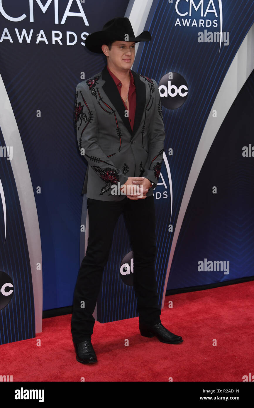 Nashville, Tennessee, USA. 14th Nov, 2018. Jon Pardi, Summer Duncan ...