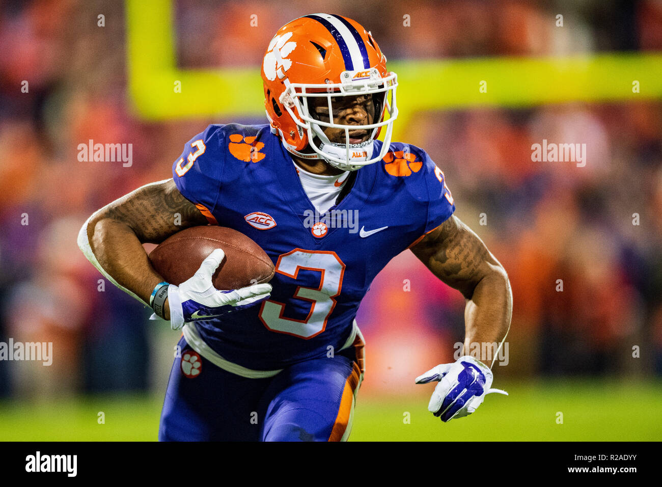 Clemson Tigers wide receiver Amari Rodgers (3) during the NCAA college ...