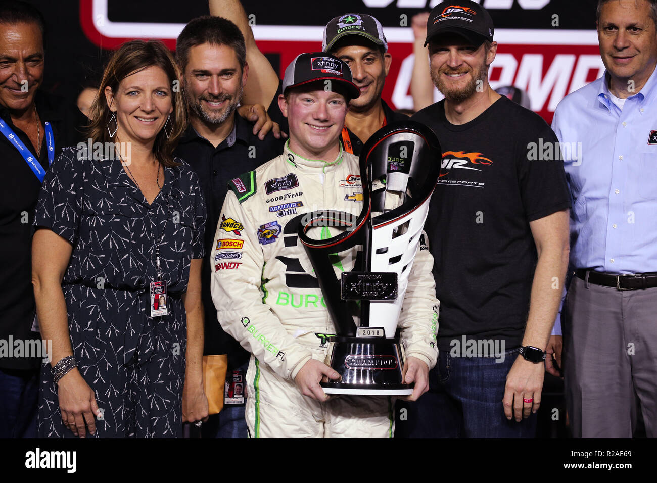 Homestead, Fla, USA. 17th Nov, 2018. Tyler Reddick, driver of the (9 ...